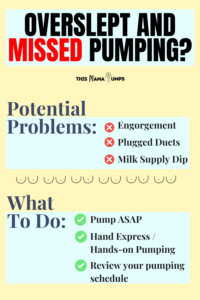 Overslept and missed pumping? Here's what to do - This Mama Pumps