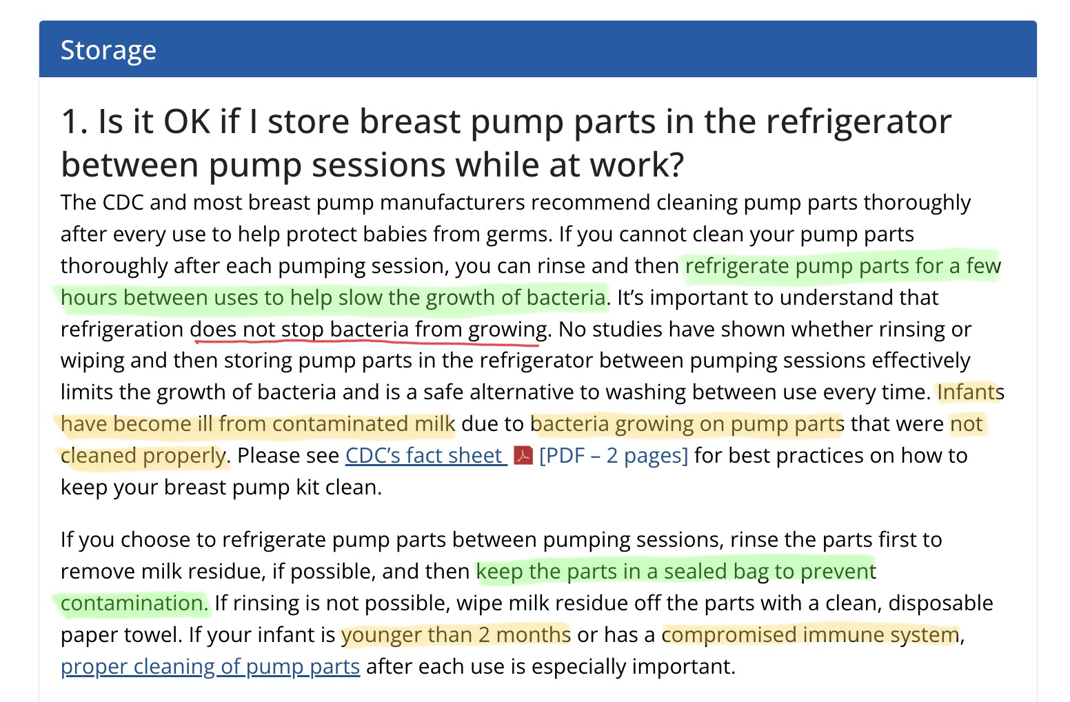 Is the Fridge Hack for Pump Parts Safe? (Plus, how to do it the RIGHT way!) - This Mama Pumps